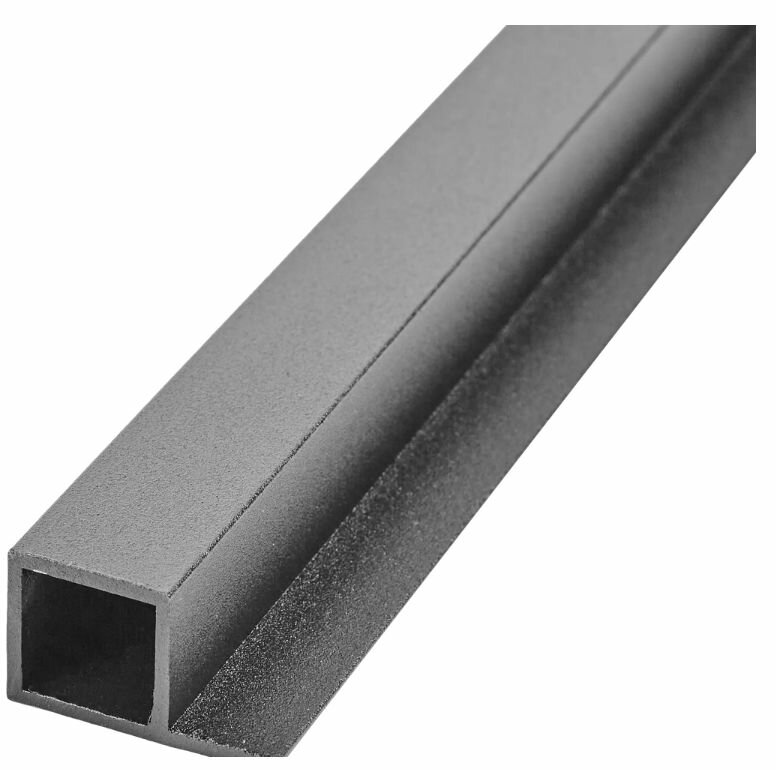 Профиль под ЛДСП 18x30x1000 мм, алюминий, черный муар