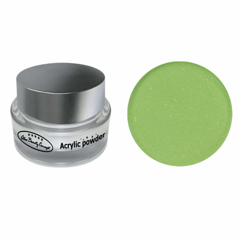Alex Beauty Concept Цветная акриловая пудра, 5 гр, цвет зеленый 54519