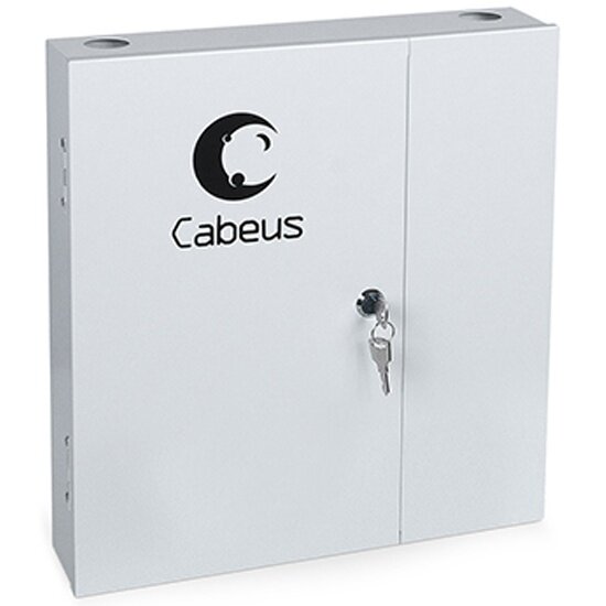 Бокс оптический настенный Cabeus FO-WL-16SC-K на 16 SC (LC duplex) со сплайс-кассетой