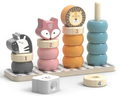 VIGA PolarB Игра Разложи по номерам (дерево) 44022 с 3 лет