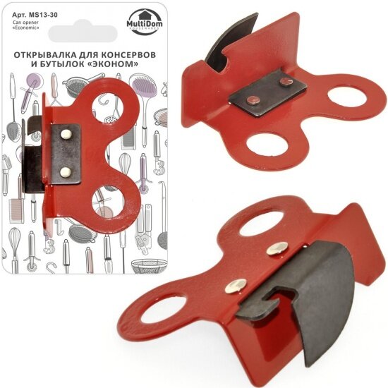 Открывалка для консерв и бутылок "Эконом" Мультидом MS13-30
