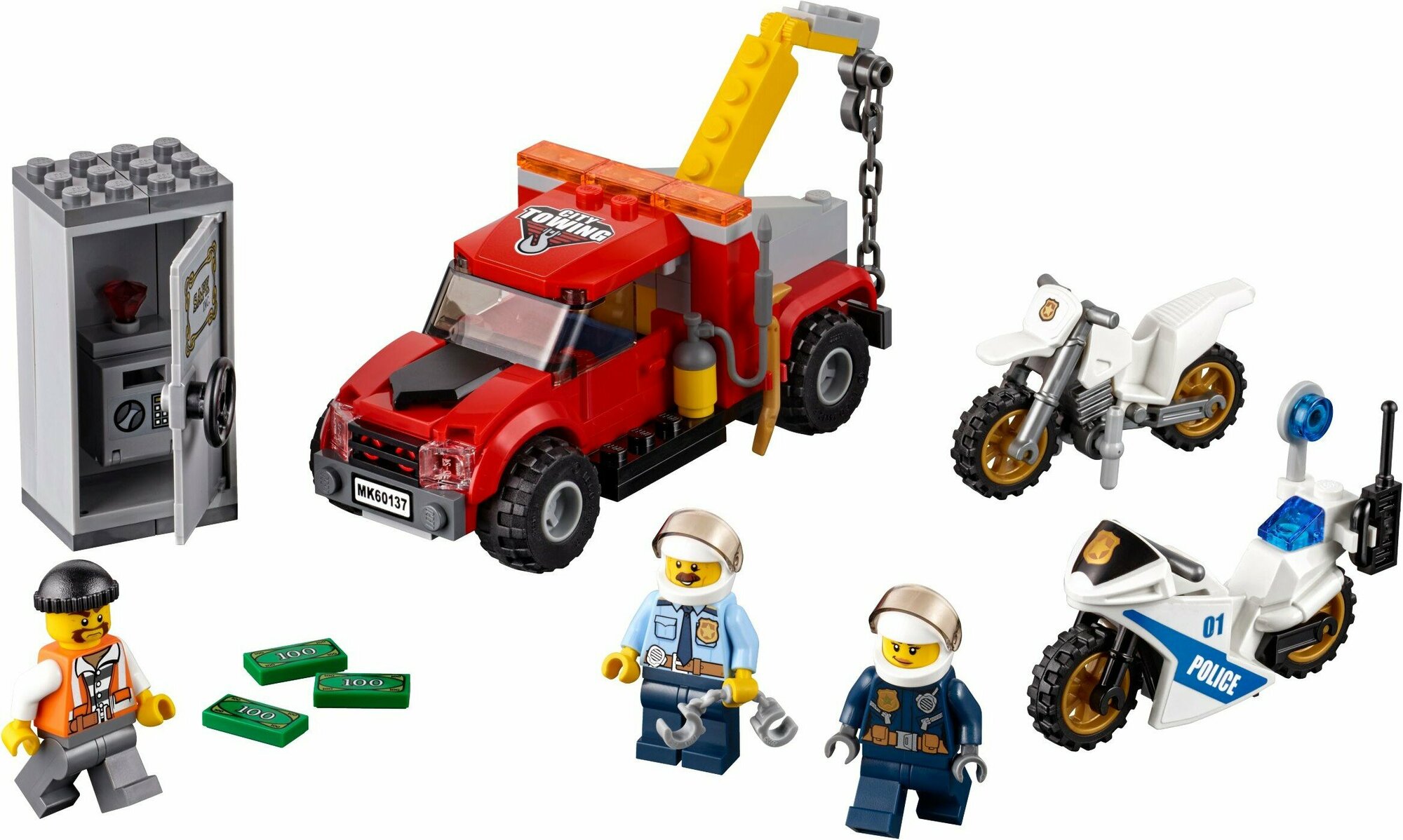 Конструктор LEGO Лего 60137 Побег на буксировщике