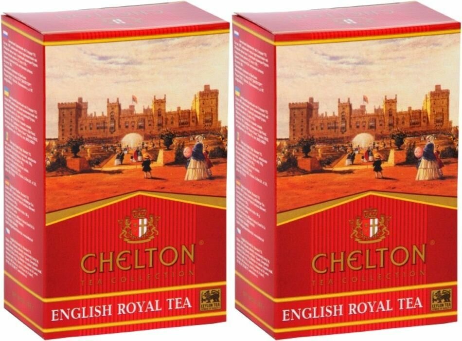CHELTON чай черный Английский Королевский ОР, 100 г, 2 уп