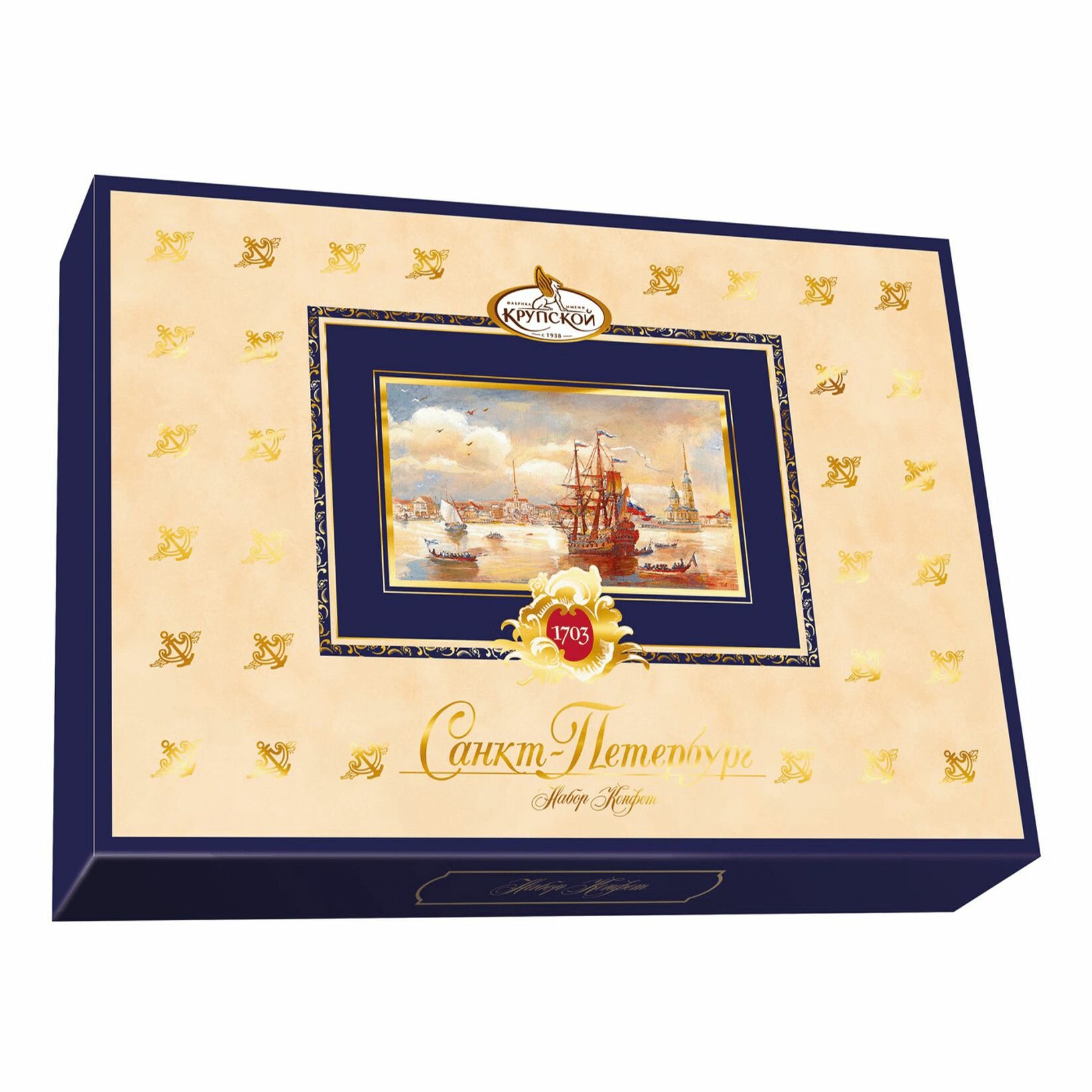 Фабрика имени Крупской Набор конфет Санкт-Петербург, 249 г