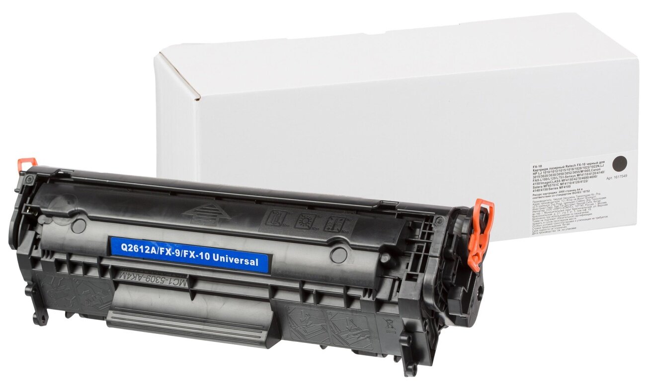 Картридж лазерный Retech FX-10 чер. для CanonFAXL100/L120/L140/L160 1617549