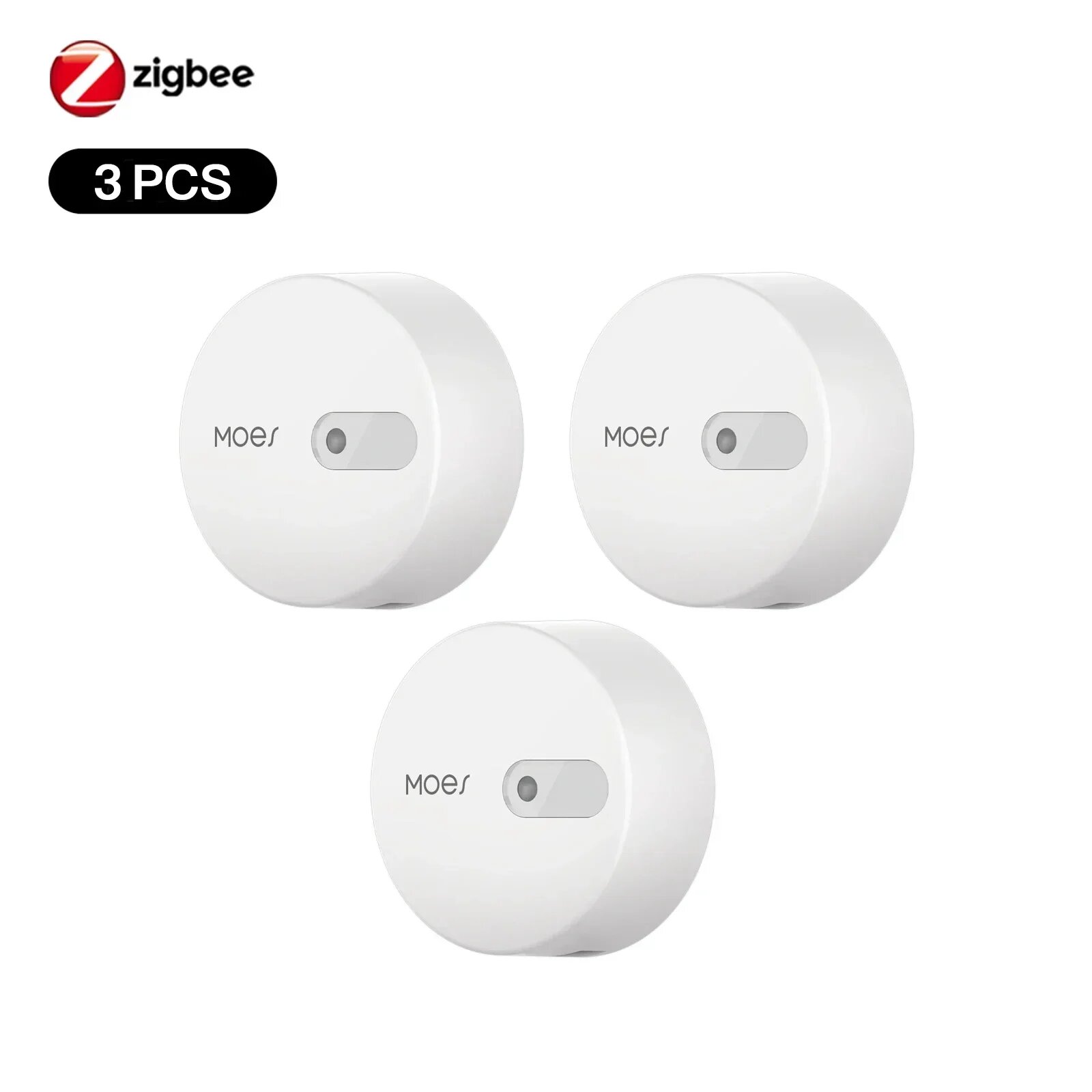 MOES ZigBee Радарный датчик присутствия Tuya 3PCS