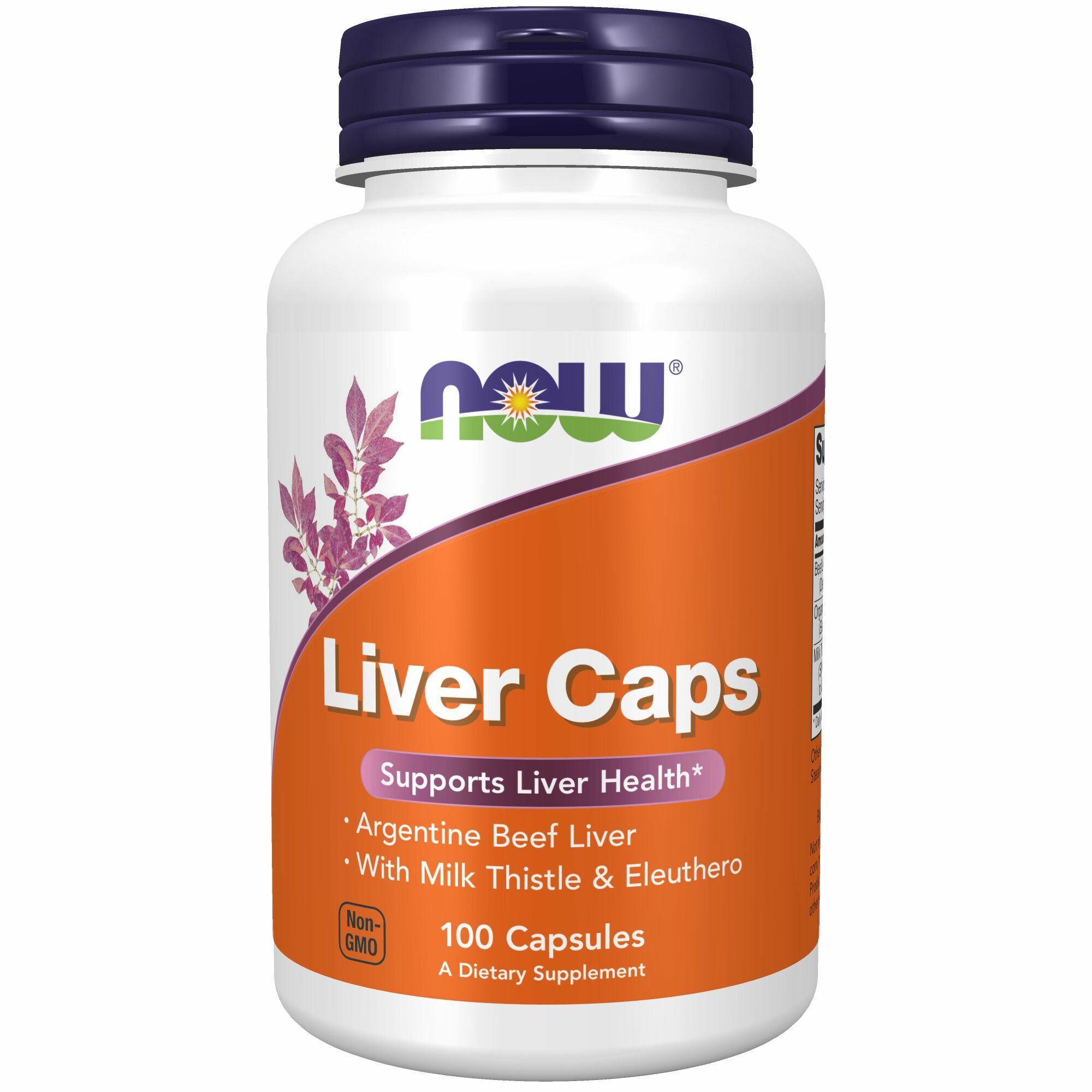 NOW Liver Caps, добавка для поддержки здоровья печени, 100 капсул