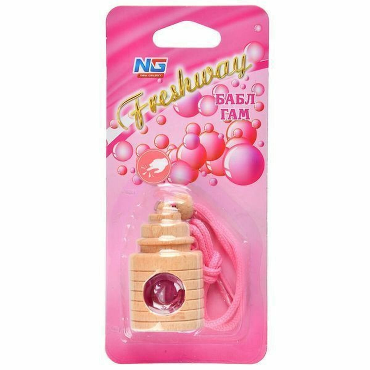 Ароматизатор NEW GALAXY Freshwaw бабл гам (подвесной) (цена за 1шт.)