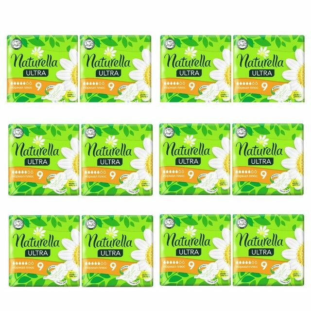 Naturella Прокладки гигиенические Camomile Normal Plus Ultra , 12 уп.