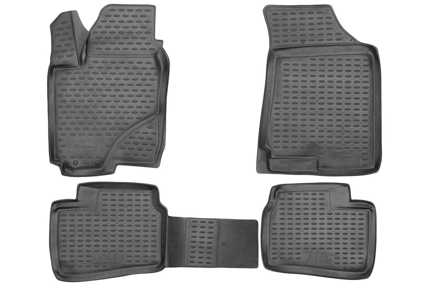 Коврики 3D в салон HYUNDAI Elantra, 2007-2010, 4 шт. (полиуретан) Element. NLC.3D.20.21.210