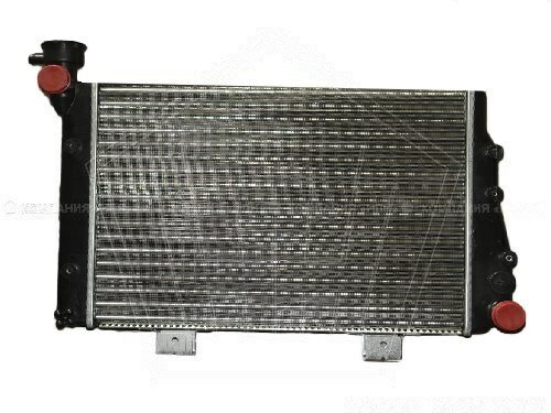 Радиатор охлаждения ваз 2104-07 алюм. 2-ряд. (универсал.) hofer hf 708 411