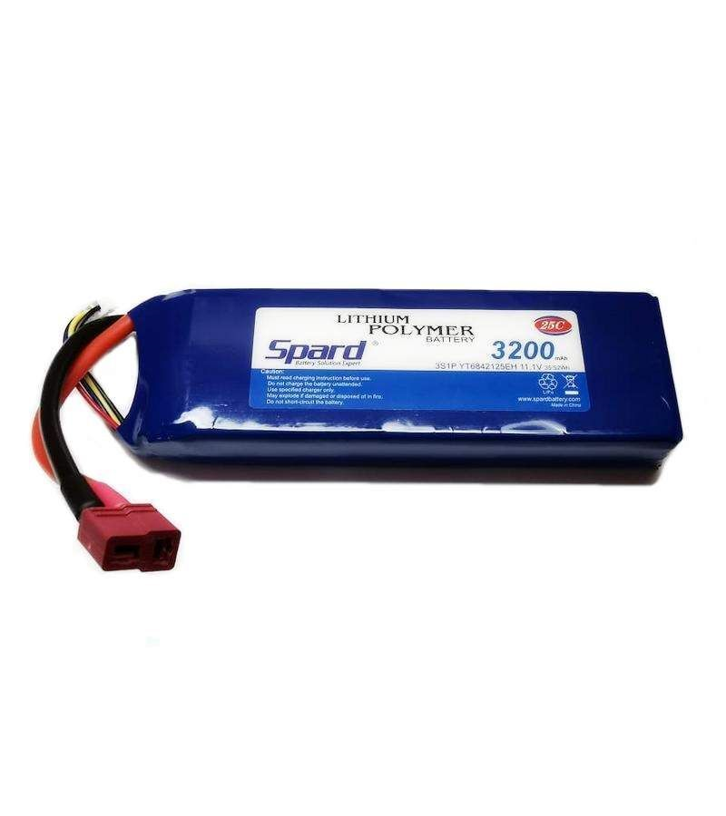 Аккумулятор Li-Po Spard 3200mAh, 11,1V, 25C, T‐plug