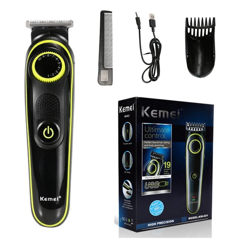 Триммер Kemei km 691 с коробкой
