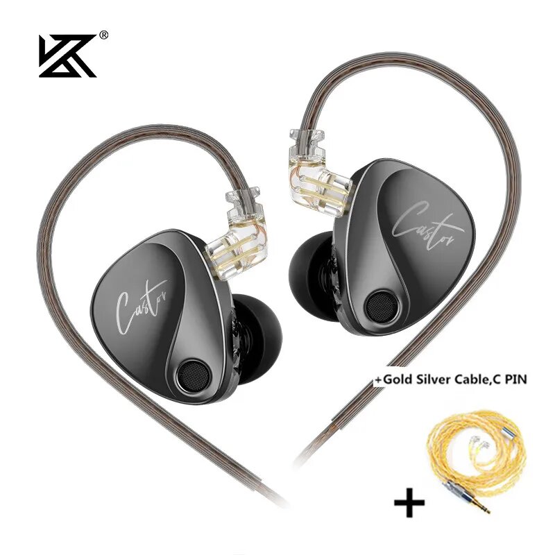 KZ Castor наушники внутриканальные, Improved Bass(GS, 2DD