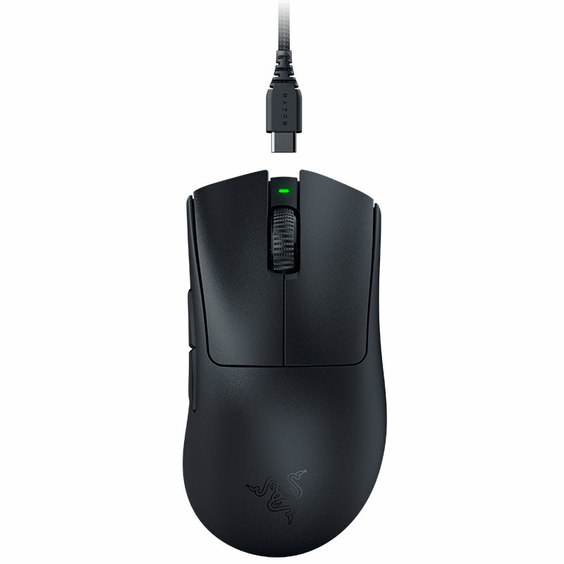 Беспроводная игоровая мышь Razer DeathAdder V3 Pro Lightweight, TypeC-порт, черный