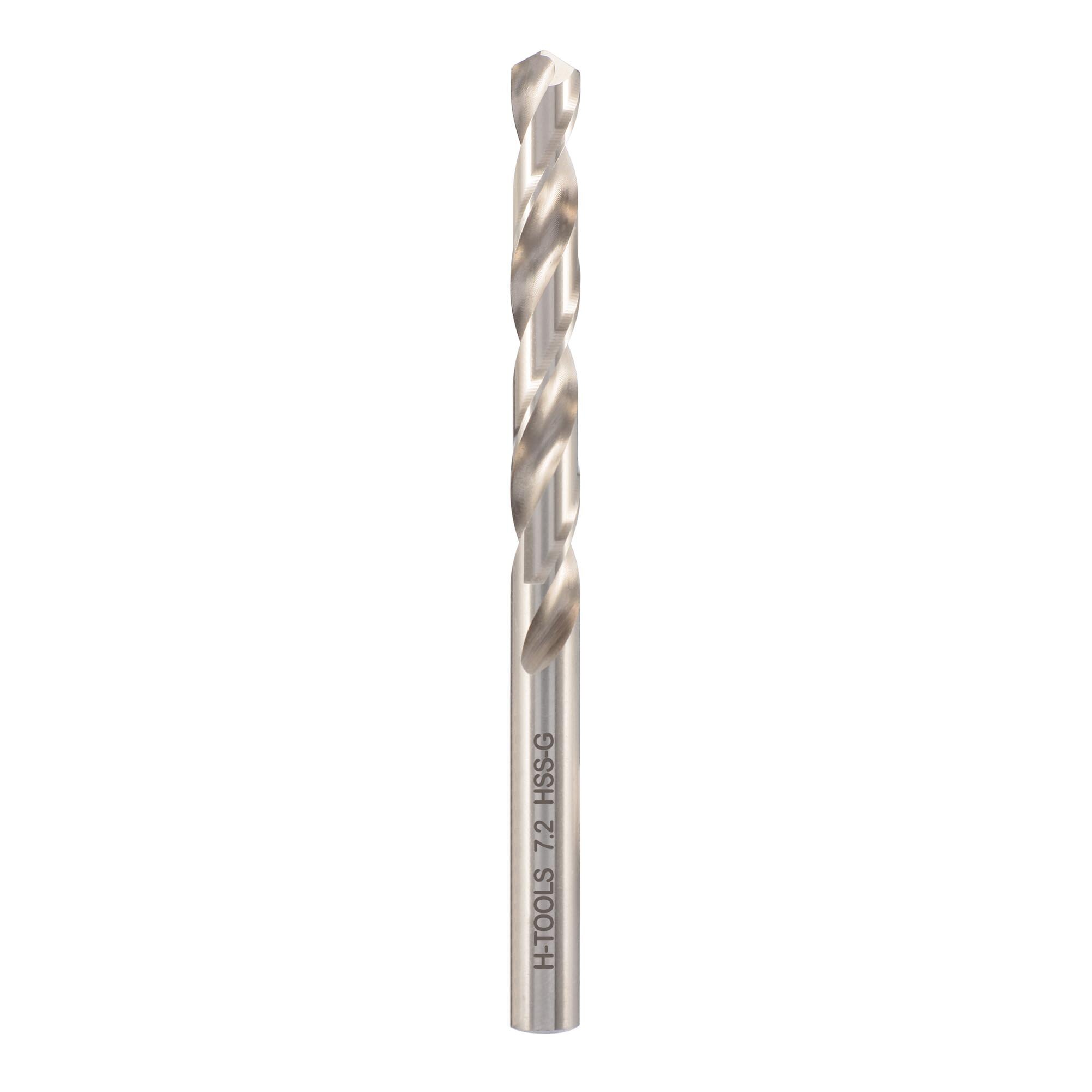 Сверло по металлу H-Tools Pro 7,2x109/69мм DIN338 HSS-G 118° 214072HT