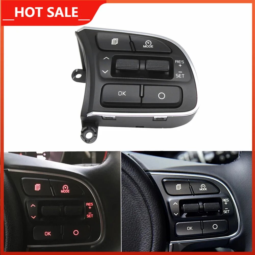 Bluetooth-телефон, круиз-контроль, кнопка громкости на руле для Kia K5 Sportage QL 2016 2017 2018 2019