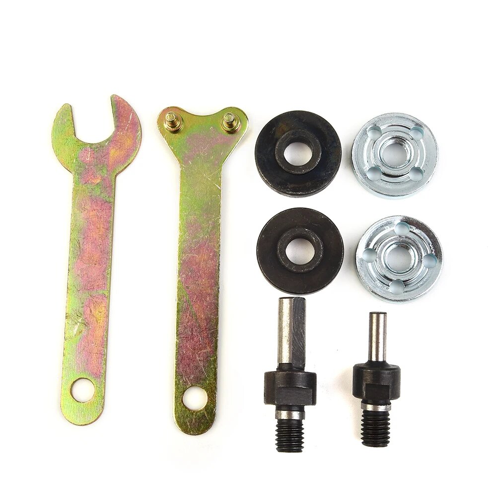 Набор Аксессуаров 8-в-1 Для Ручной Дрели: Адаптер Для Угловой Шлифовальной Машины С Хвостовиком 6 Мм И 10 Мм