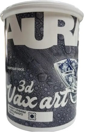 Декоративный Воск Aura Vax 3D Art 1кг Придает Зеркальный Блеск, не Желтеет / Аура.