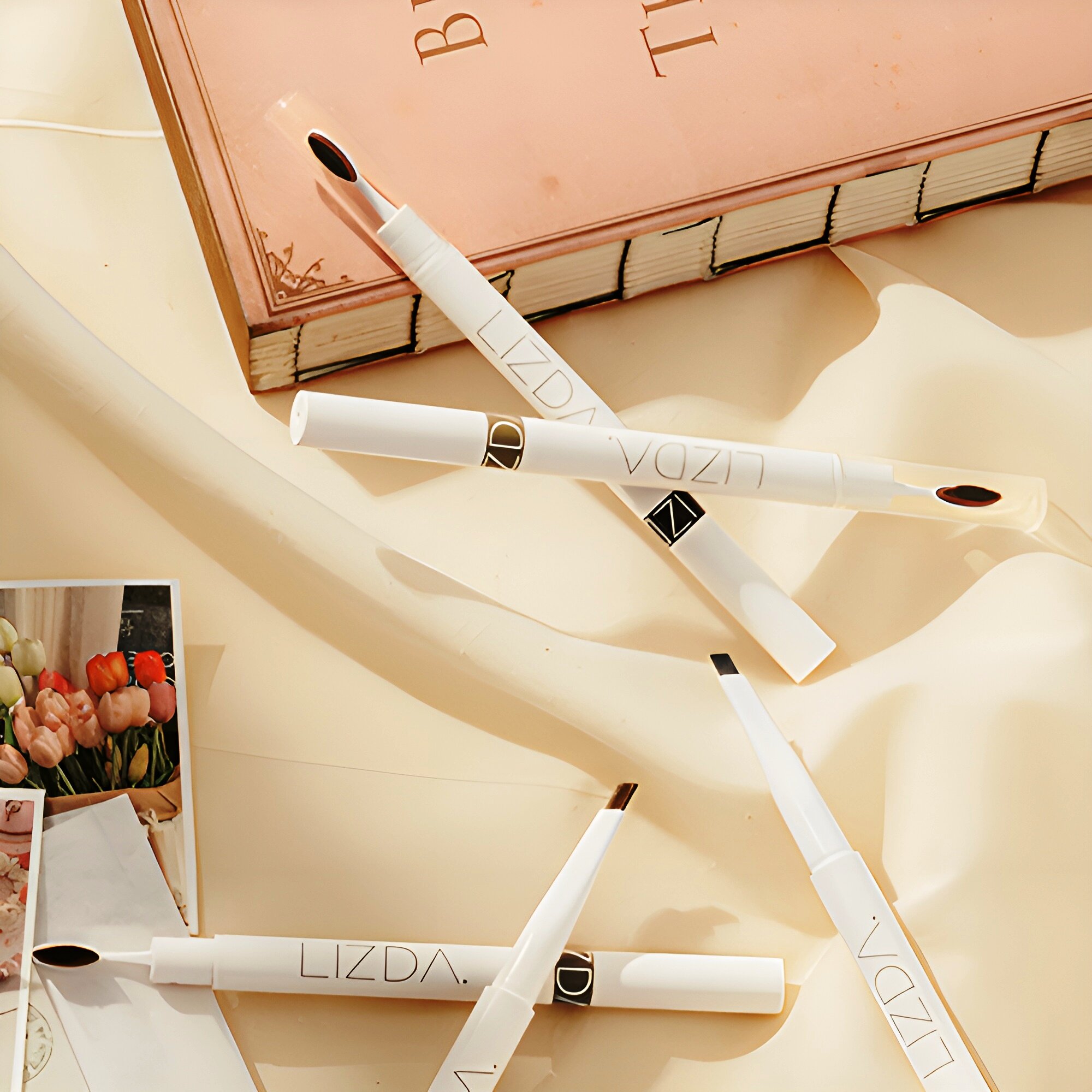 Карандаш для бровей Lizda Detail Fit Flat Eye Brow #03 woody rose 0,2 g Оригинал.