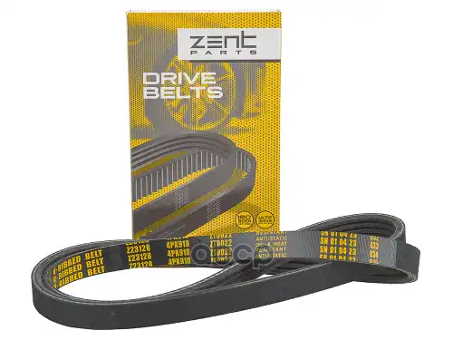 Ремень поликлиновой! 4PK910 Nissan Sunny III (N14) 1.4i 00> ZENTPARTS арт. Z23128