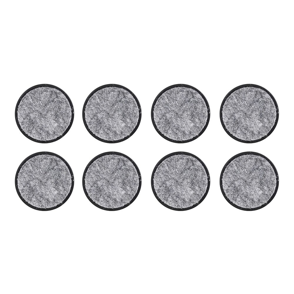 Подпятники фетровые FIXBERG с гвоздем d24 мм черные 8 шт