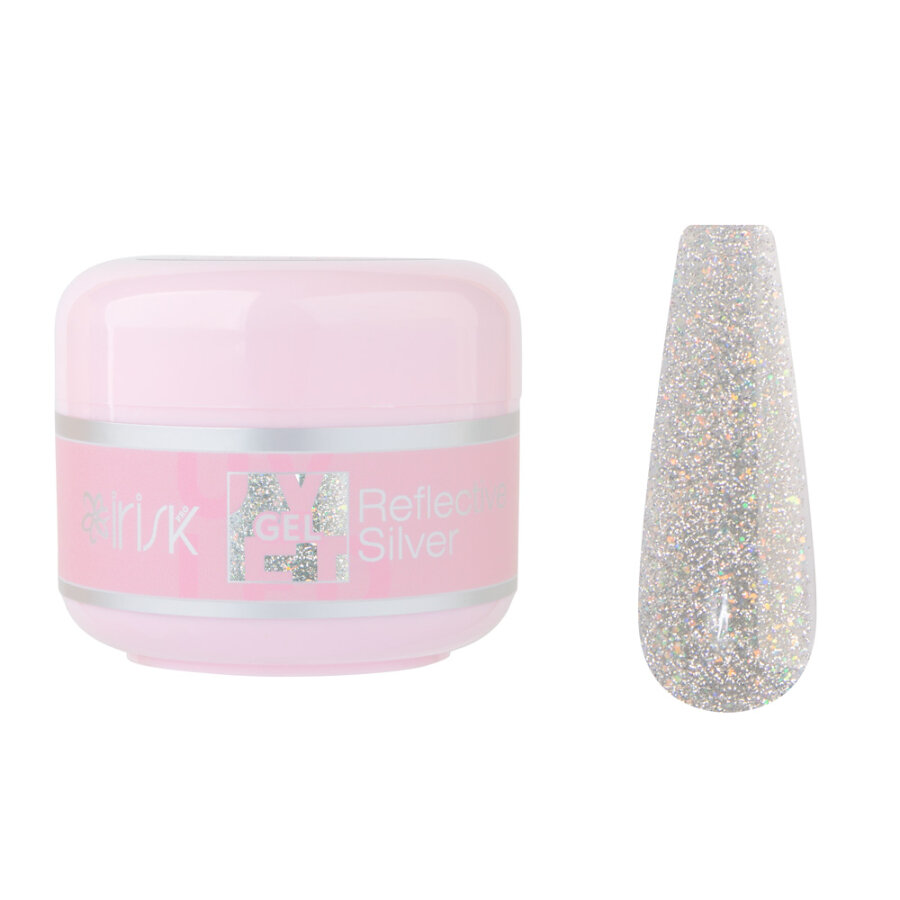 Гель IRISK ABC Reflective - №28 Silver, 15 мл