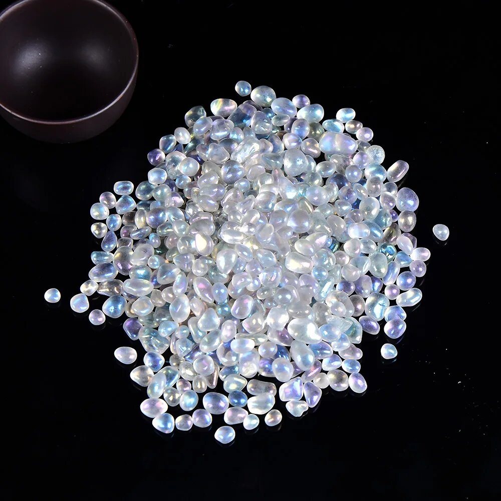 Натуральный гравий из розового кварца и аметиста RYCRYSTAL 50g, Spectrolite