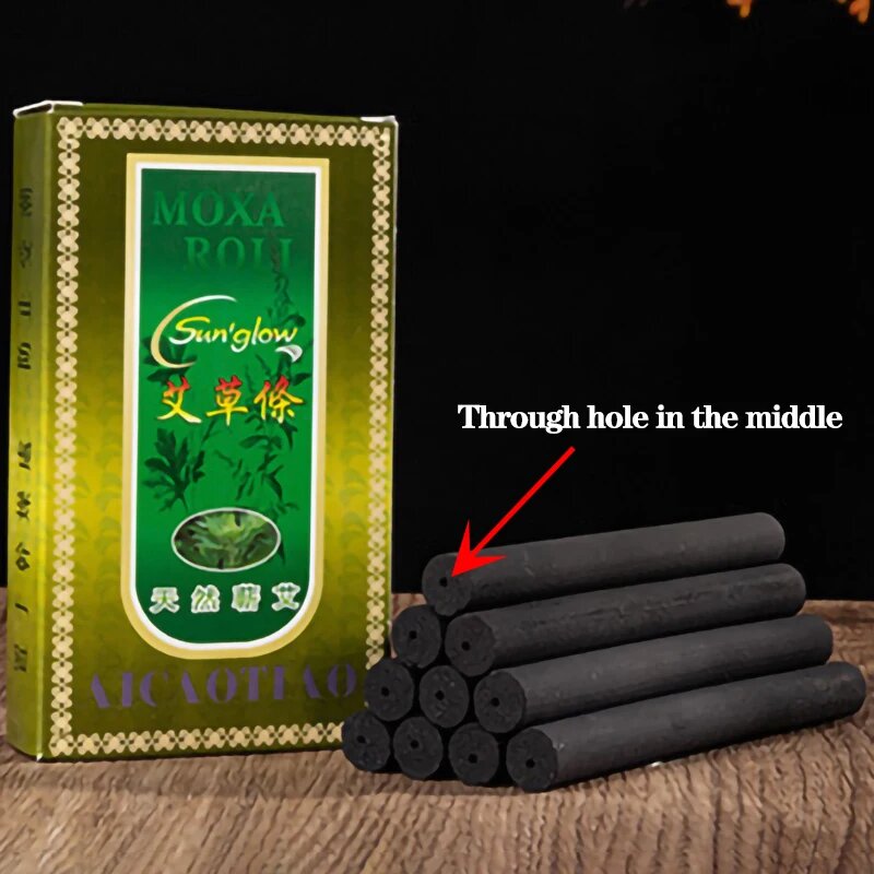 10 шт. Рулоны моксы YUKUI Through hole