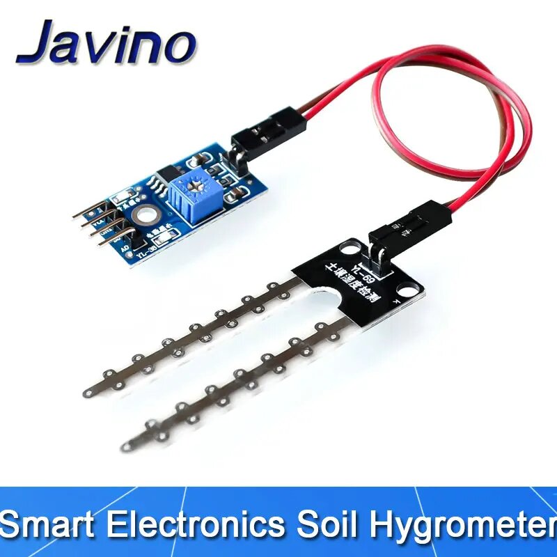 Javino 5V/12V датчик влажности почвы 1 Pcs, Soil moisture sensor