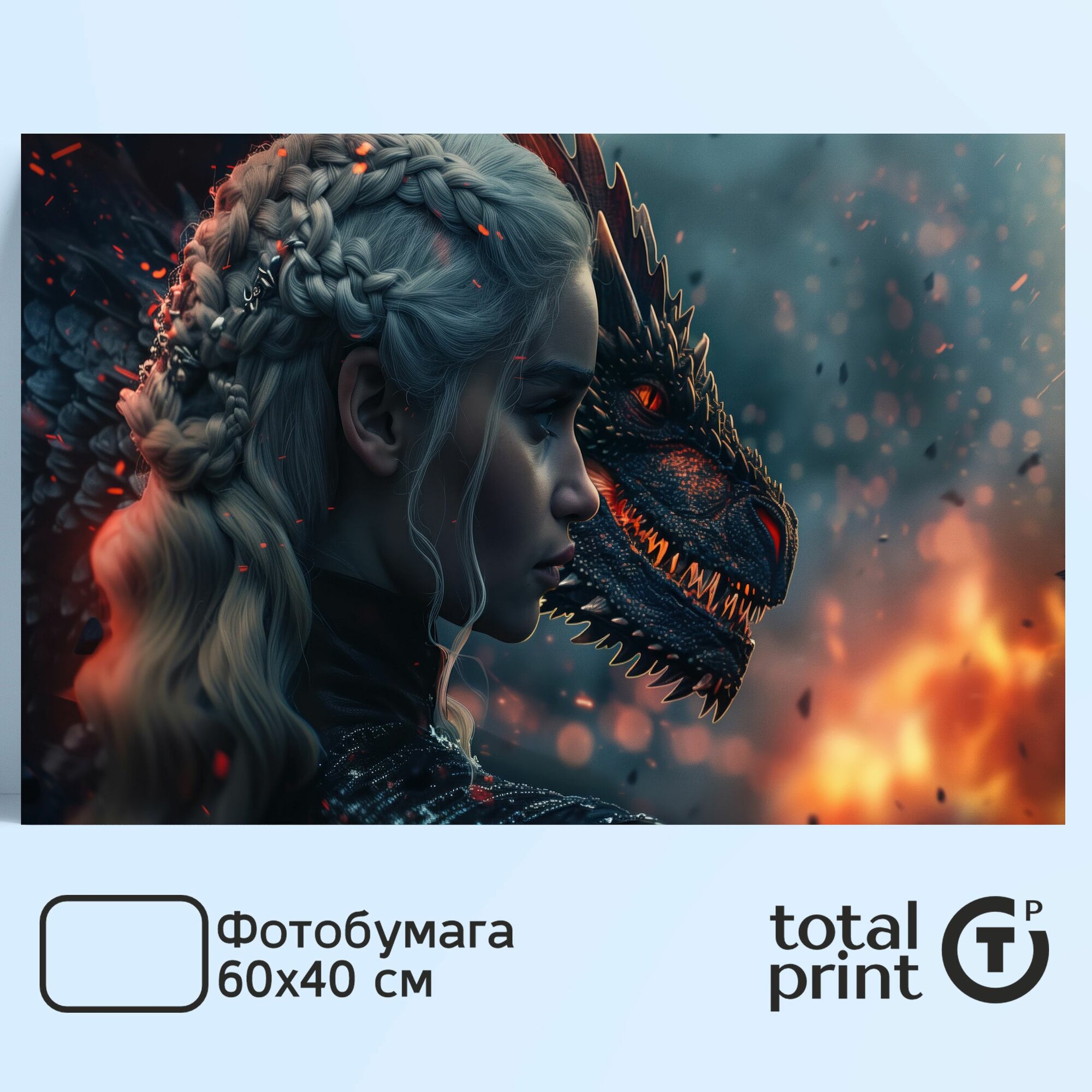 TotalPrint Постер для интерьера, Игра престолов, 60х40см.