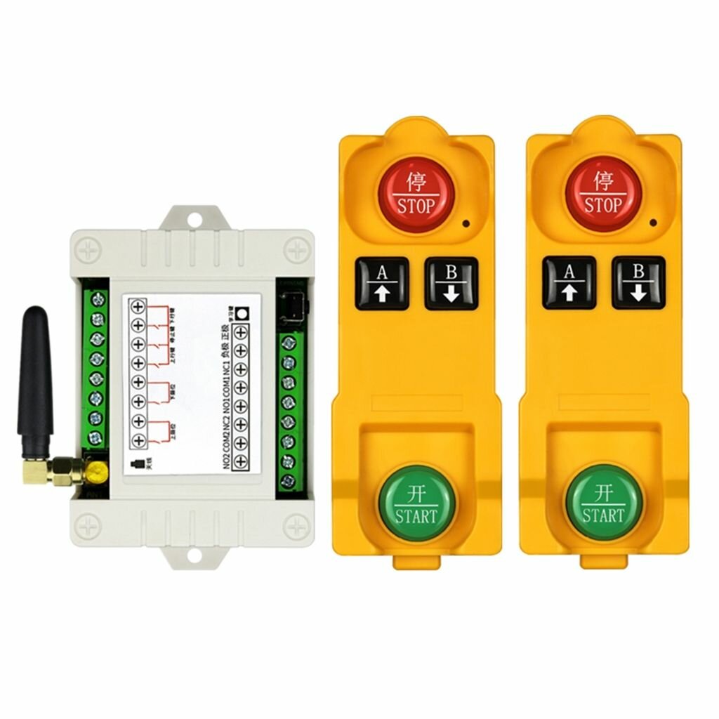 Пульт ДУ, Набор управления с двумя дорожками с ограничителем - 433 МГц - два пульта дистанционного управления, 1 комплект