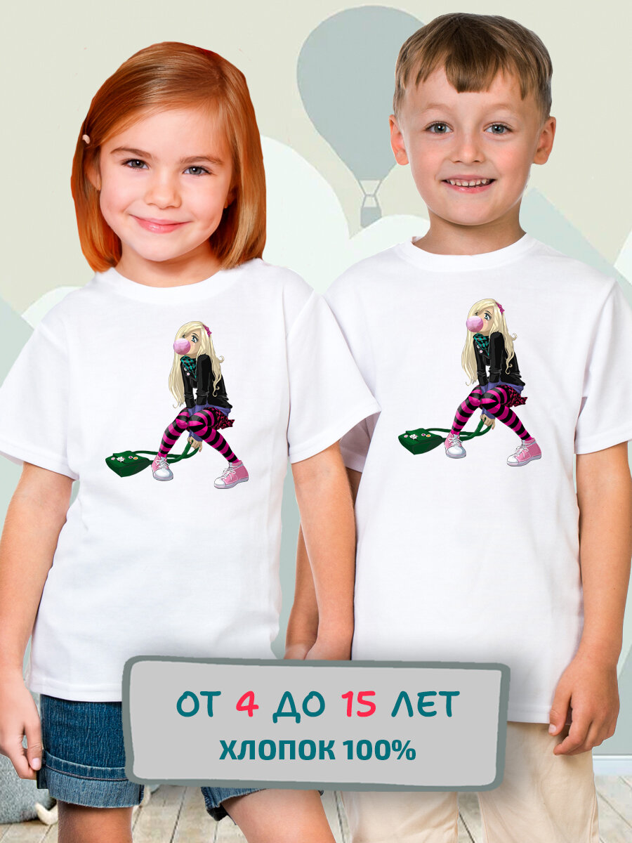 Футболка с девушкой аниме