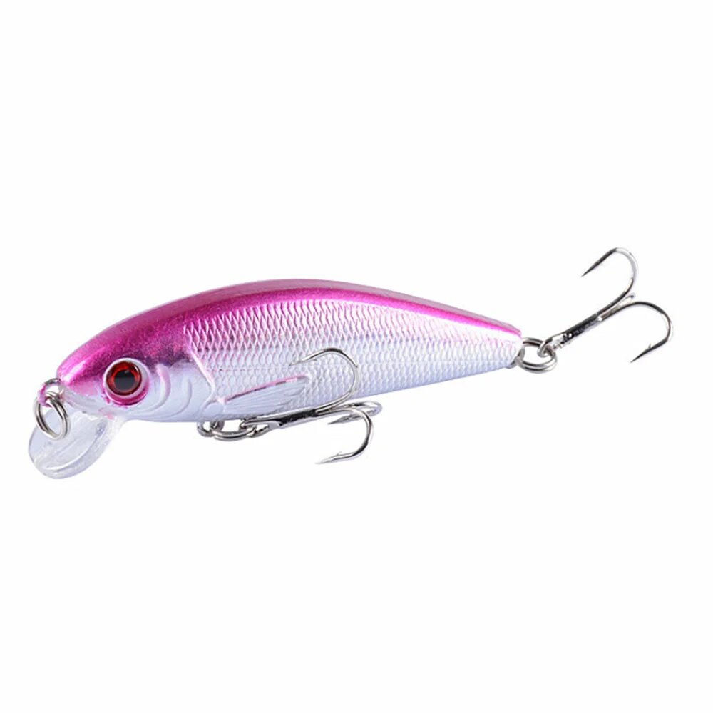 Плавающие блесны Isca Minnow Crankbait 7,2 см 8,6 г Розовый, 09