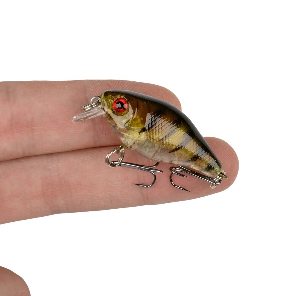 1 шт. блесны Crankbait PRAINBASS плавающие 4,5 см 4,3 г D