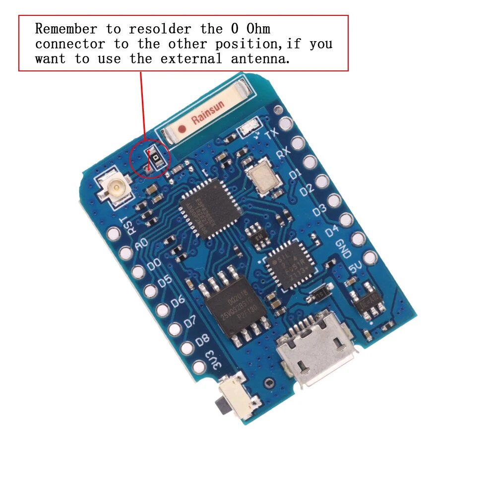 S2 Mini V1.0.0 плата — фото 1