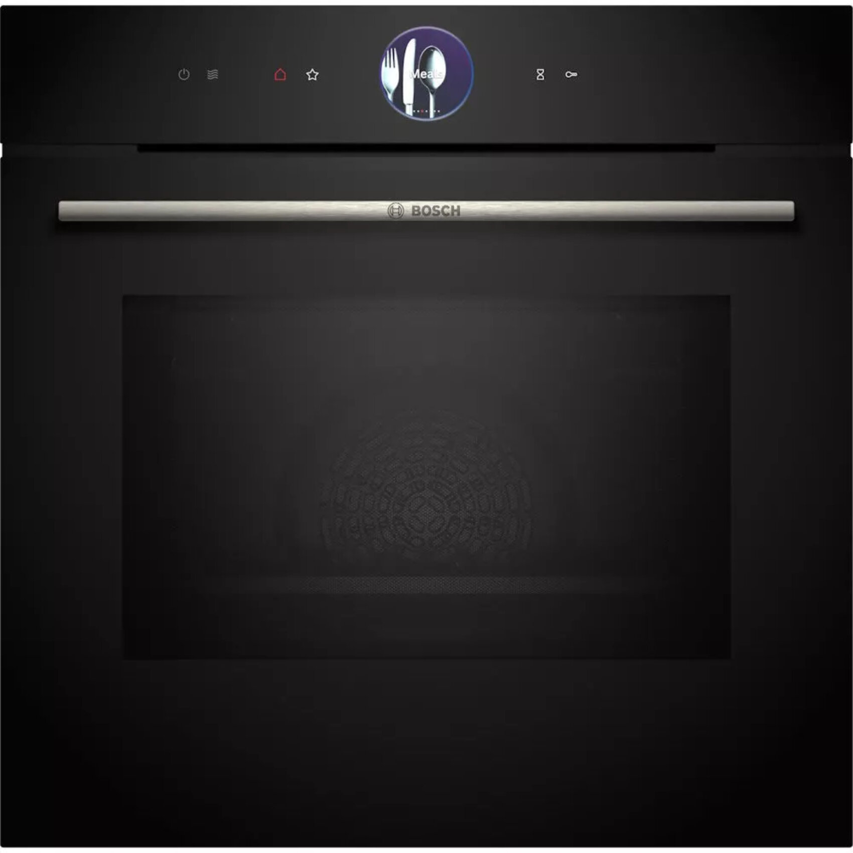 Электрический духовой шкаф Bosch HMG776NB1, 67 л, 15 режимов нагрева, сенсорное управление, черный