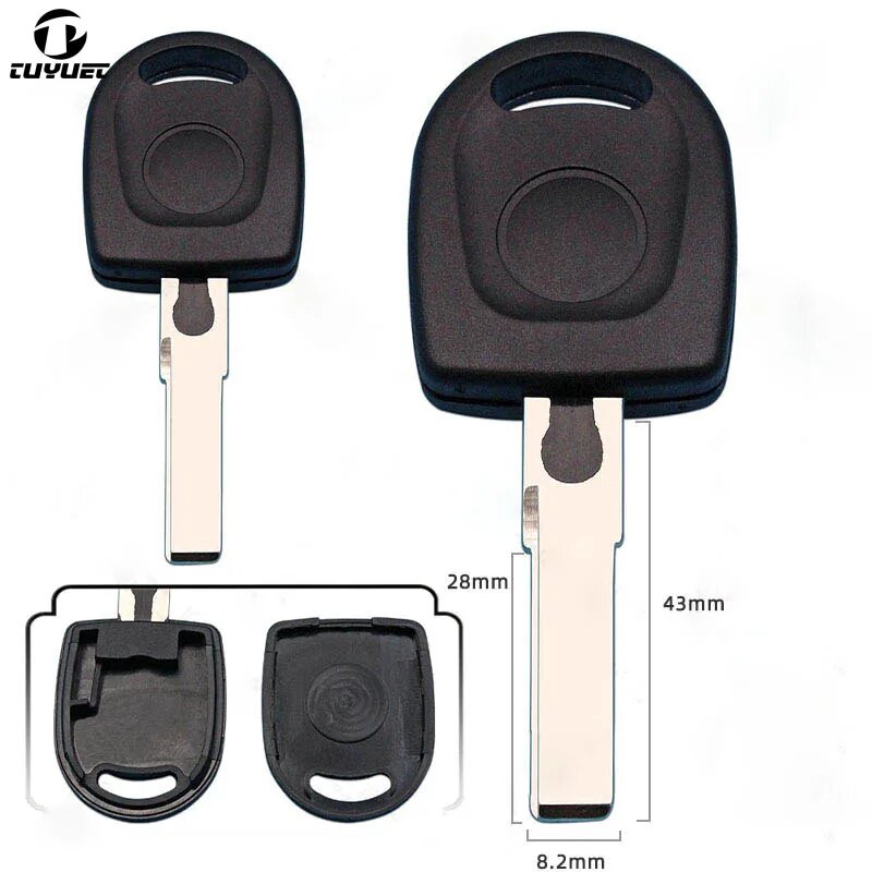 Фотооболочка для Volkswagen пустые заготовки ключа для VW Passat 10PCS