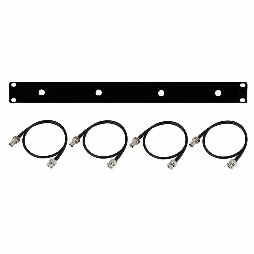 Четыре отверстия Установка аудиостойки 4 кабелей BNC 50 см Для Shure Sennheiser AKG Audio Technica Приемник микрофона