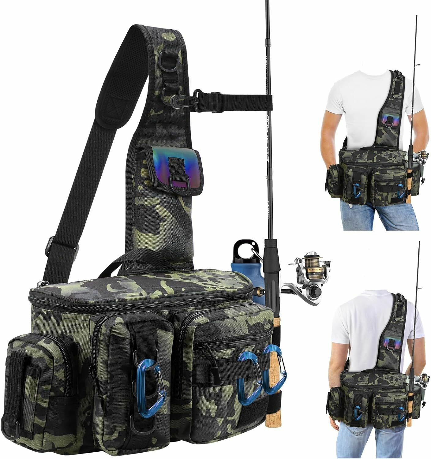 Сумка для рыбалки Fishing мужская для рыболовных приманок рыбалки снастей