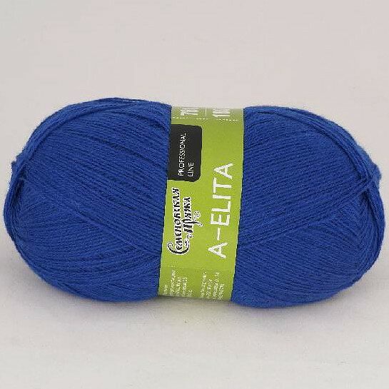 Пряжа Семеновская аэлита 180 василек (5 мотков)
