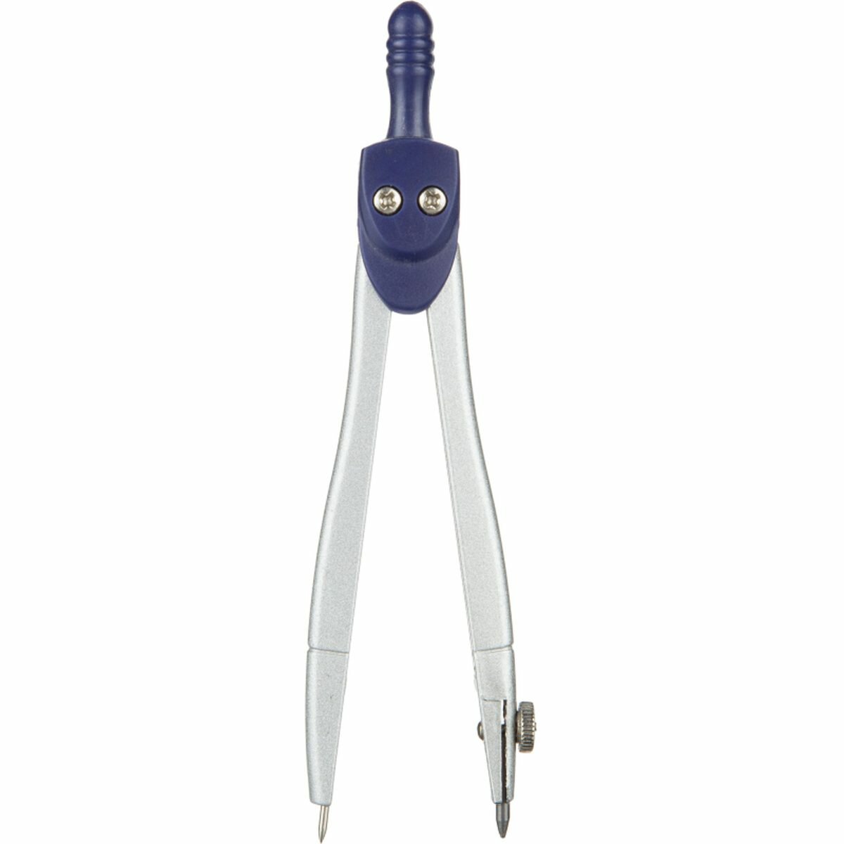 Циркуль Комус Класс, 115мм, серебристый, пластиковый пенал, 12шт. (S01001C)