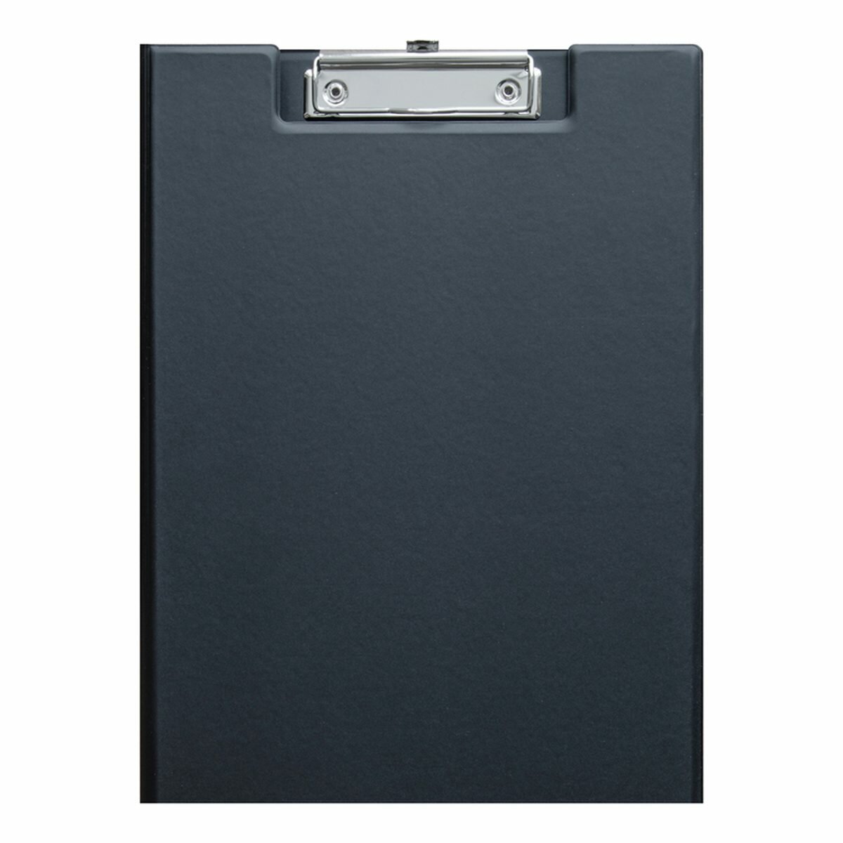 Папка-планшет с крышкой OfficeSpace (А4, ПВХ, с зажимом) черный (ППС_49763)