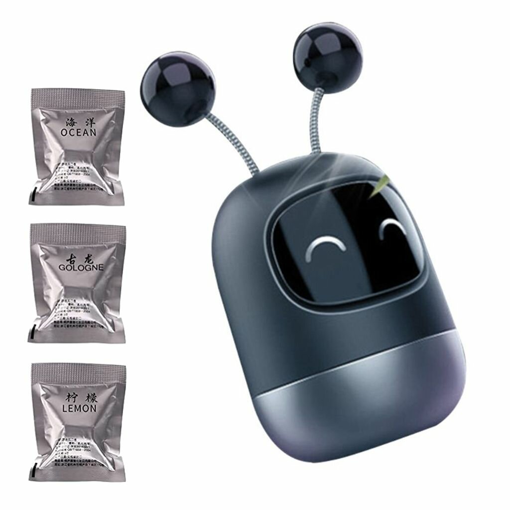 Автомобильный зажим для ароматерапии (включая 3 упаковки ароматических таблеток) в виде пасты-happy