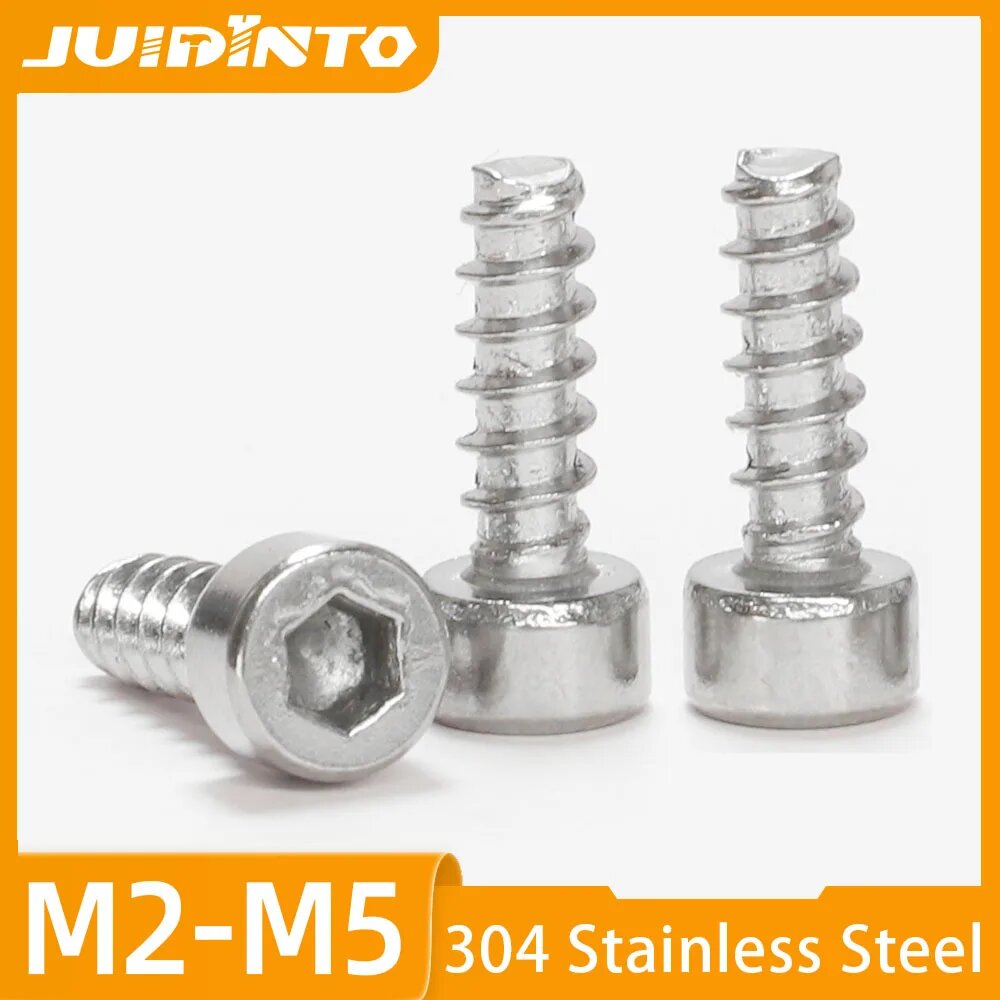 Саморезы JUIDINTO нержавеющая сталь M2-M5 M4x18mm 20pcs