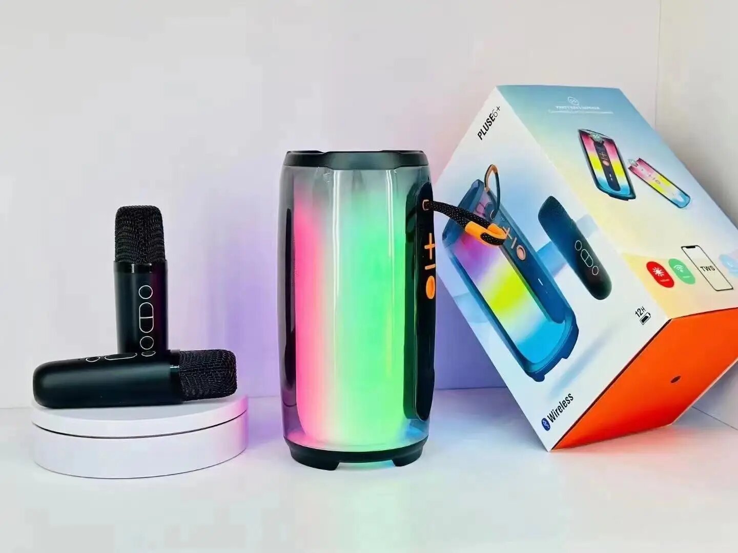 Новый импульс Pulse6 беспроводный Bluetooth портативный водонепроницаемый громкоговоритель оригинальный импульс 6 басфон наружный стереозарядка мощной