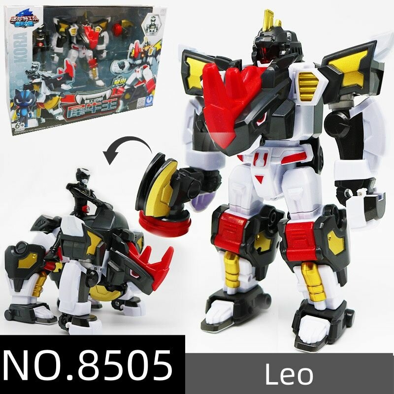 Mini Force(Мини-специальная команда), МиниФорс игрушка, Подарки для детей, S4 Сила Чудовища, 19CM, Leo