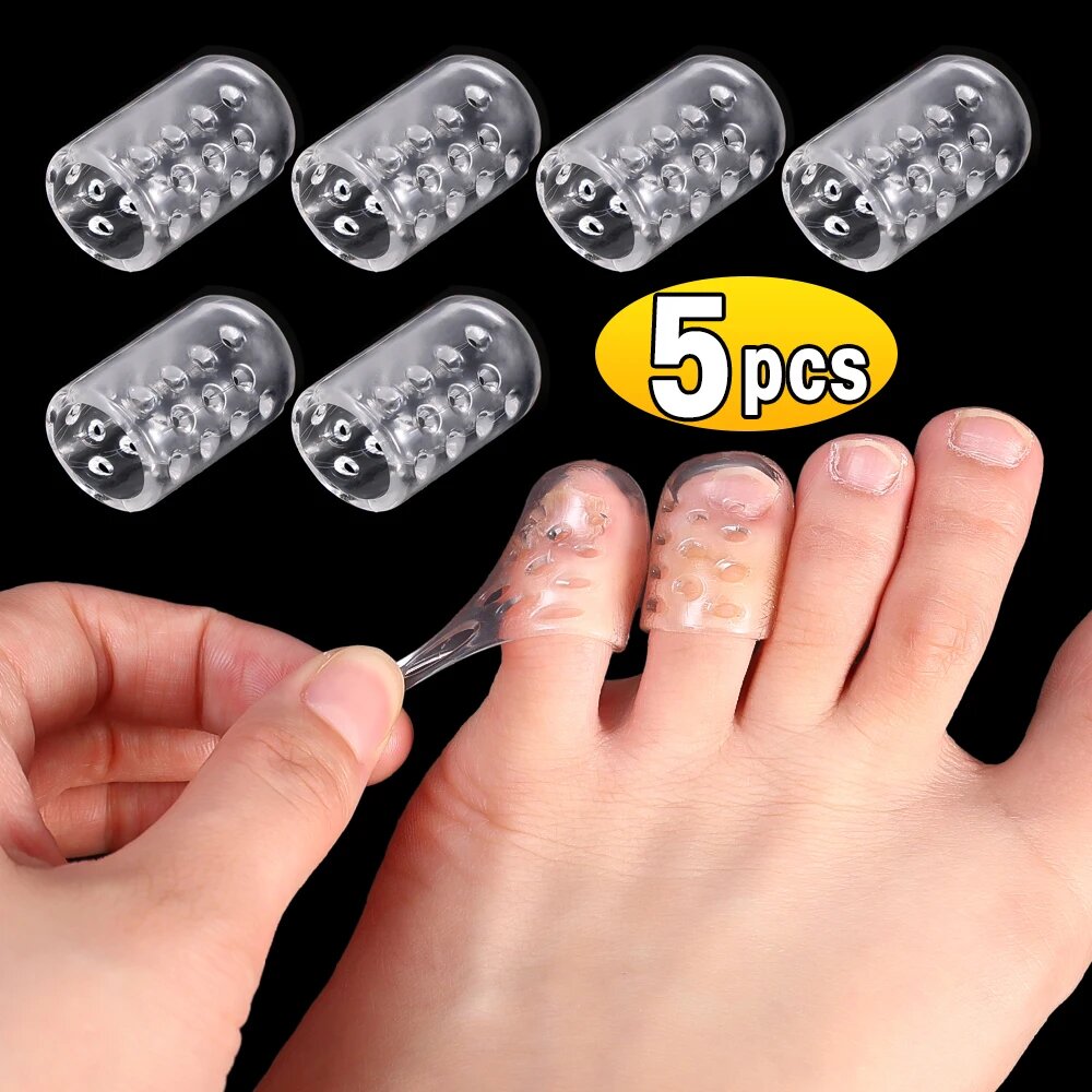 Силиконовые защитники для пальцев ног 5pcs