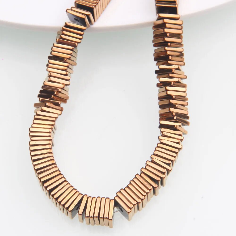 Квадратные гематитовые бусины QTOUYE 6 мм 8mm about 370PCS, 2