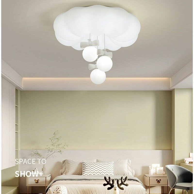 Подвеска для спальни в кабинете 2024 Новый бант для детской комнаты люстры